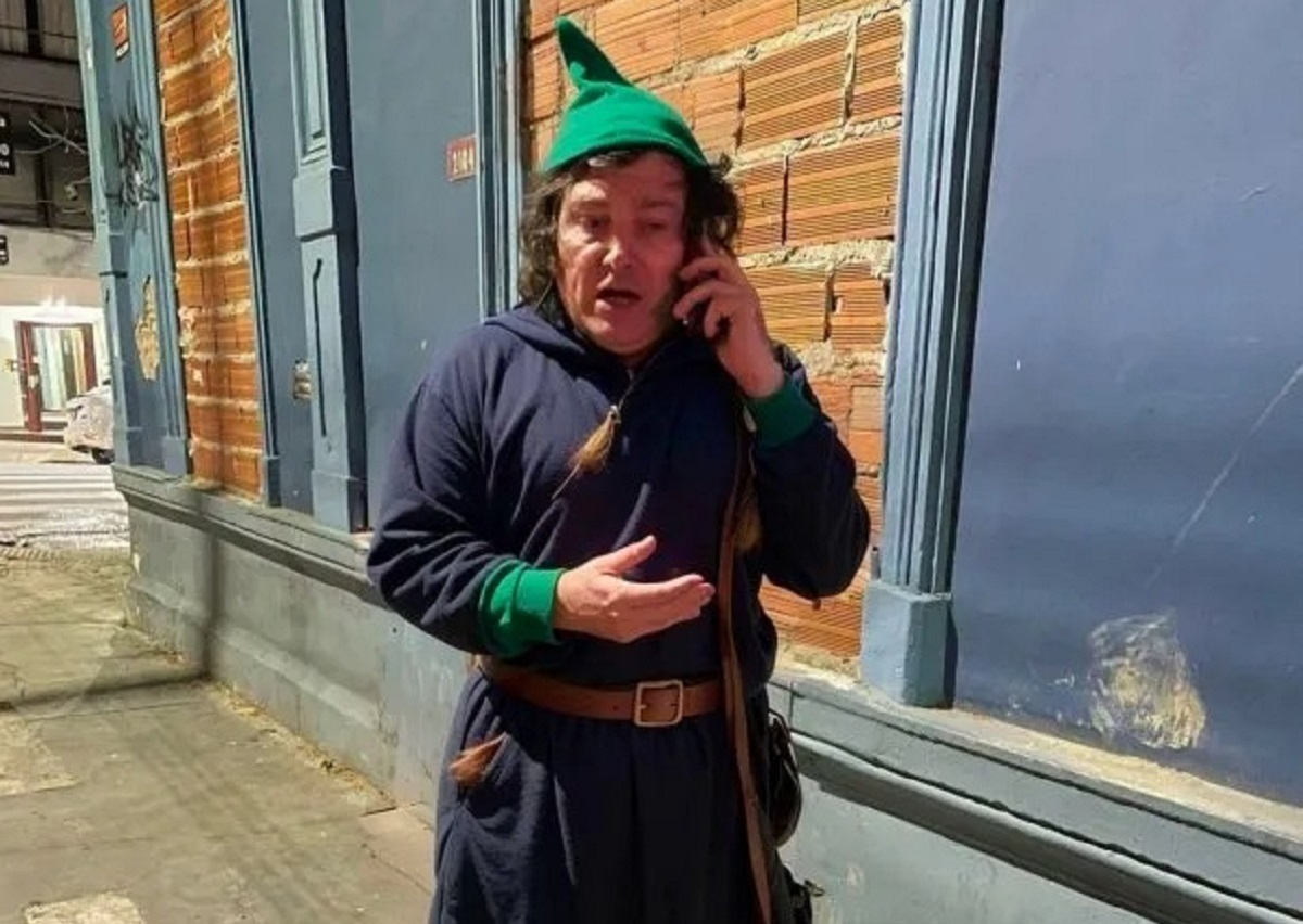 Milei y su disfraz de duende: la explicación de la foto del presidente ...