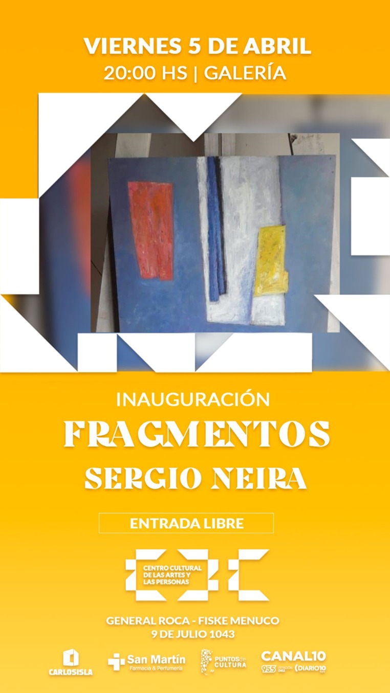 El artista Sergio Neira expone en Casa de la Cultura de Roca - Diario ...