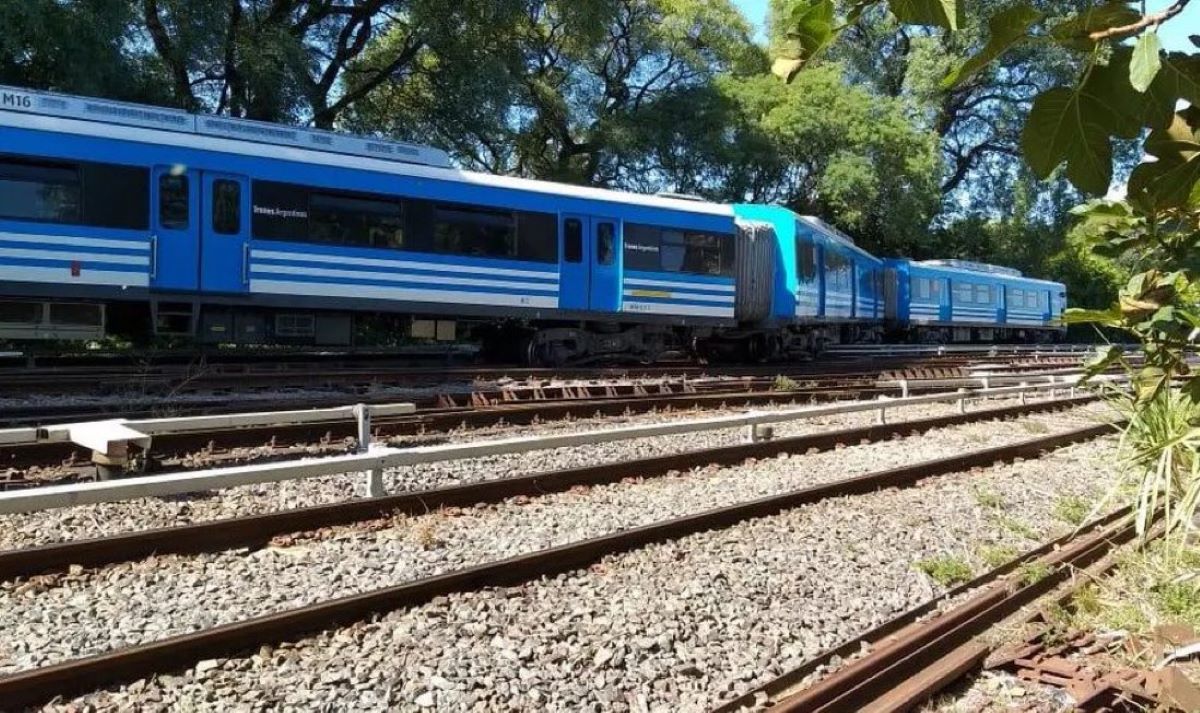 Video: cómo quedaron las formaciones del tren San Martín que chocaron ...