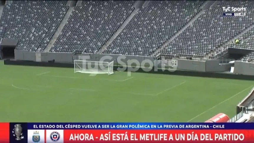 Crece la preocupación por el estado del MetLife Stadium para Argentina ... Crece la preocupación por el estado del MetLife Stadium para Argentina ...