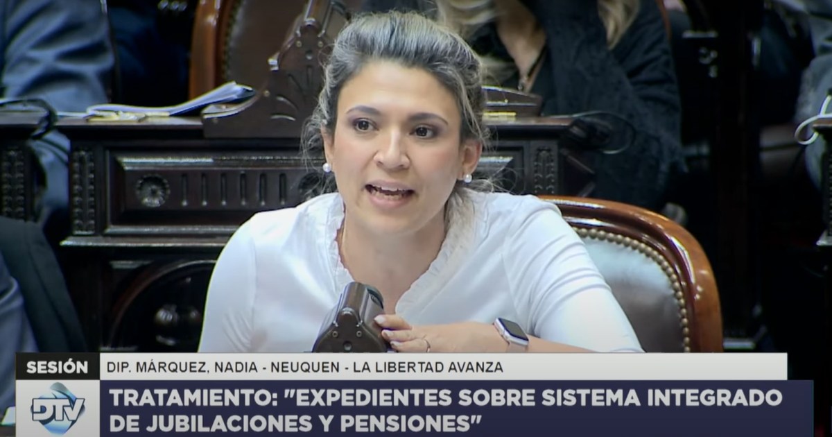 Nadia Márquez justificó el voto de LLA contra la fórmula jubilatoria ...