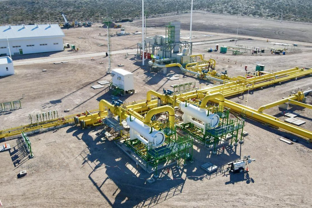 Gasoducto Néstor Kirchner: entró en operaciones una de las plantas compresoras - Diario Río Negro