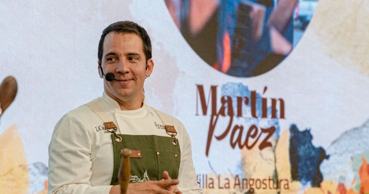 El chef Martín Páez reivindica la gastronomía con alma de pueblo ...