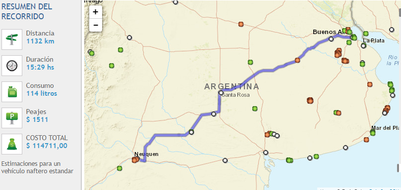 ¿Cómo llegar a Neuquén desde Buenos Aires? la mejor ruta, distancias y ...