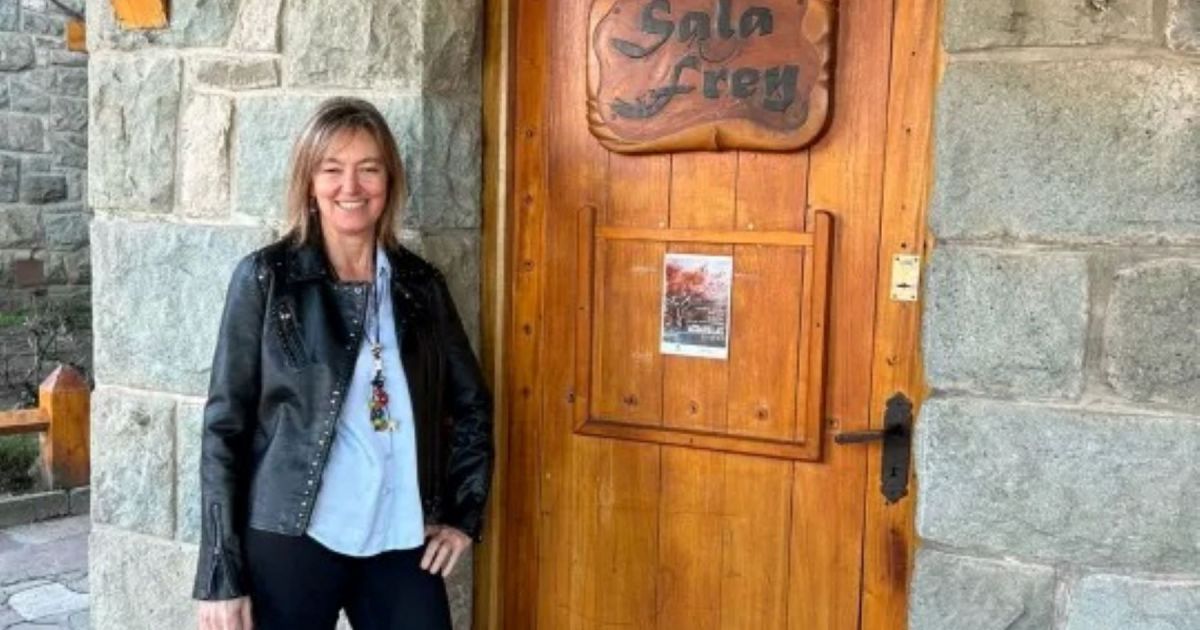 Bárbara Bavdaz: la artista de Bariloche que plasma paisajes con ...