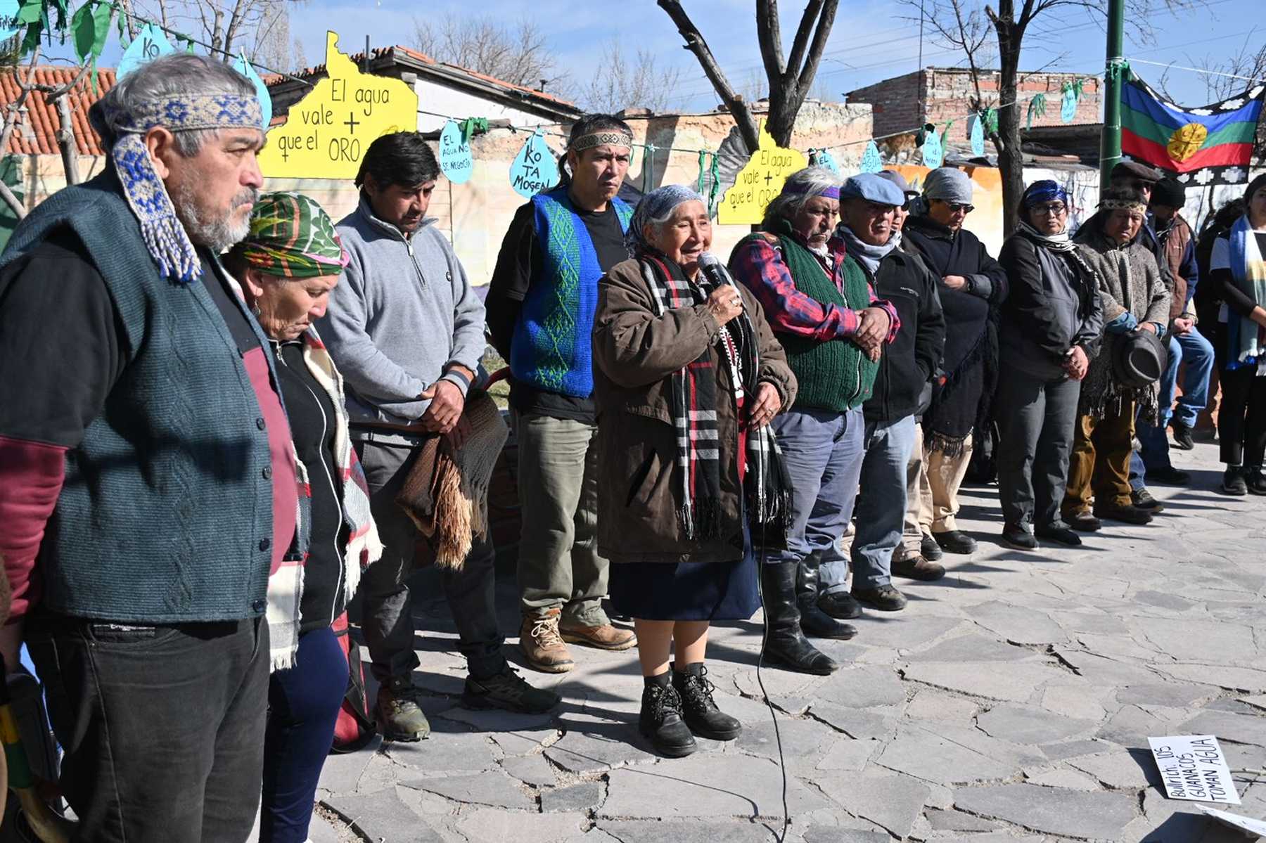 Referentes mapuches rechazaron el proyecto Calcatreu en Jacobacci: “Nos ...
