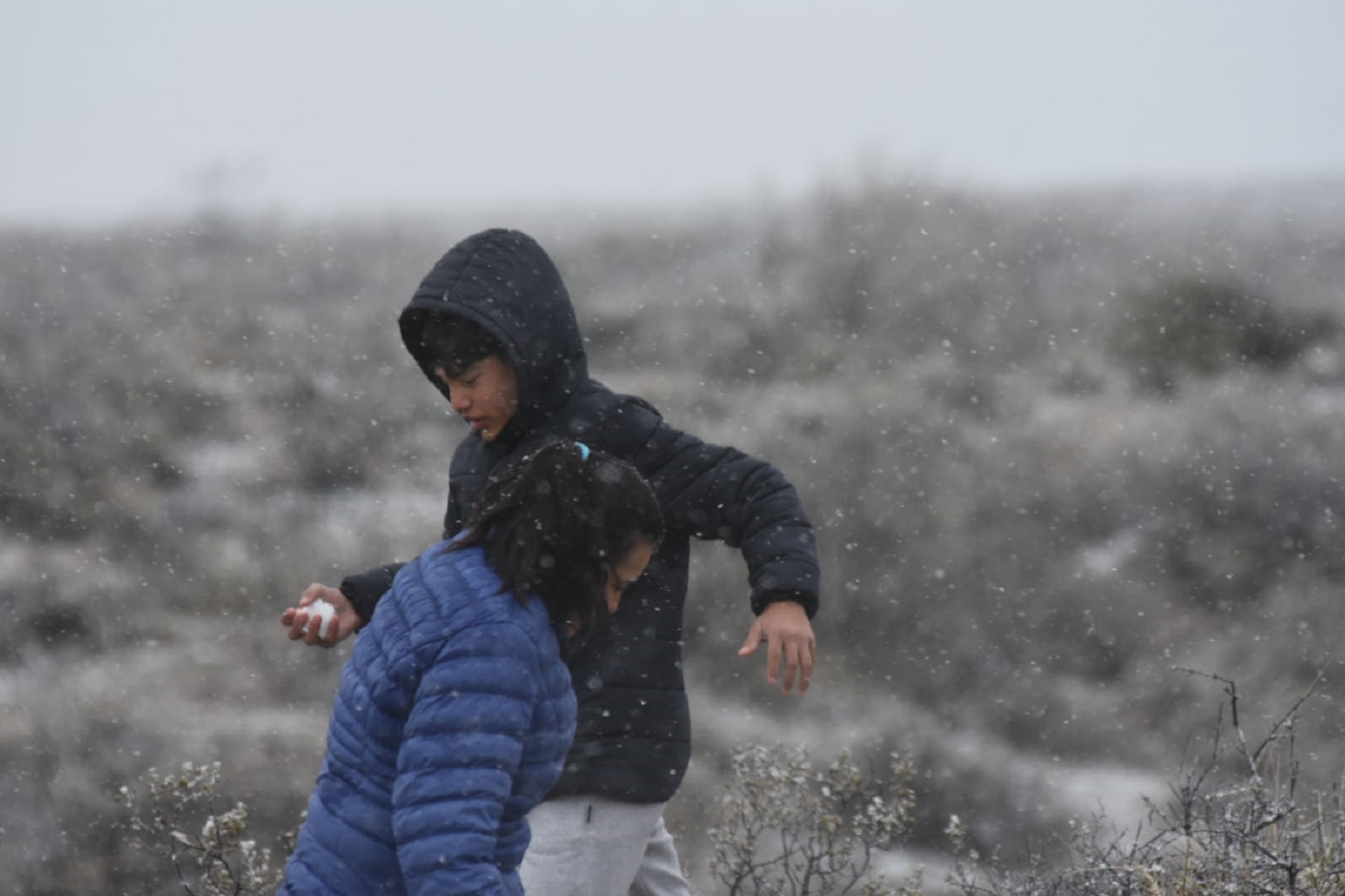 Nieve en el Alto Valle: en imágenes, así cayeron los primeros copos en ...