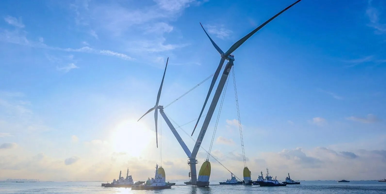 Un gigante de dos cabezas: conocé la primera torre eólica con dos ...