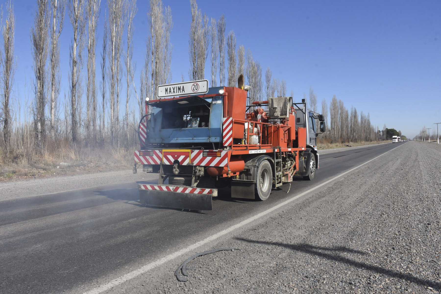 Ruta 22 con arreglos en Roca, Allen y Cervantes: precaución por equipos ...