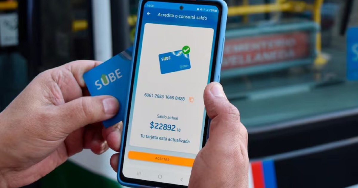 Se activa la SUBE Digital: cómo comprar la carga y cuánto saldo puedo ...
