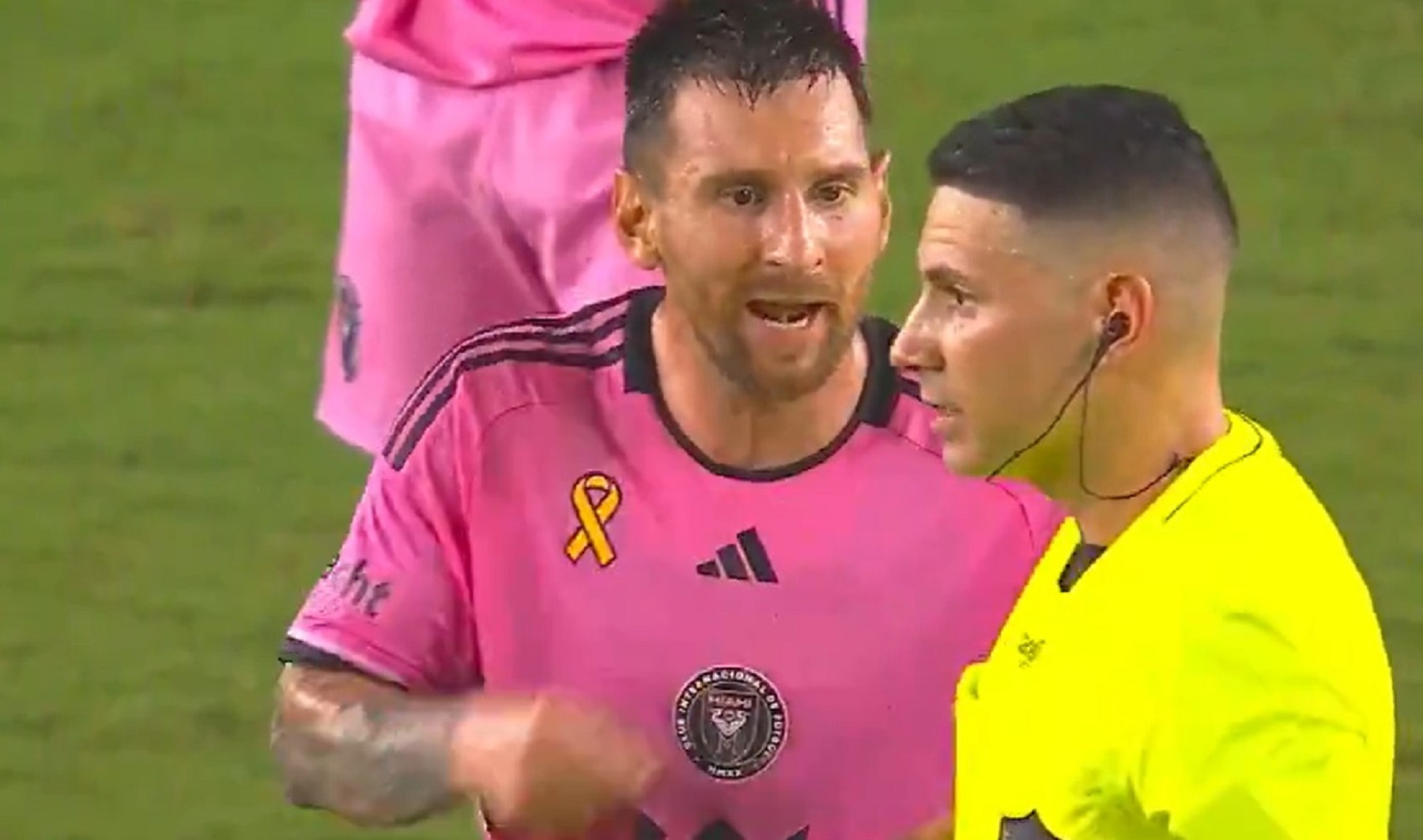 Lionel Messi estalló contra el árbitro tras el empate de Inter Miami ...