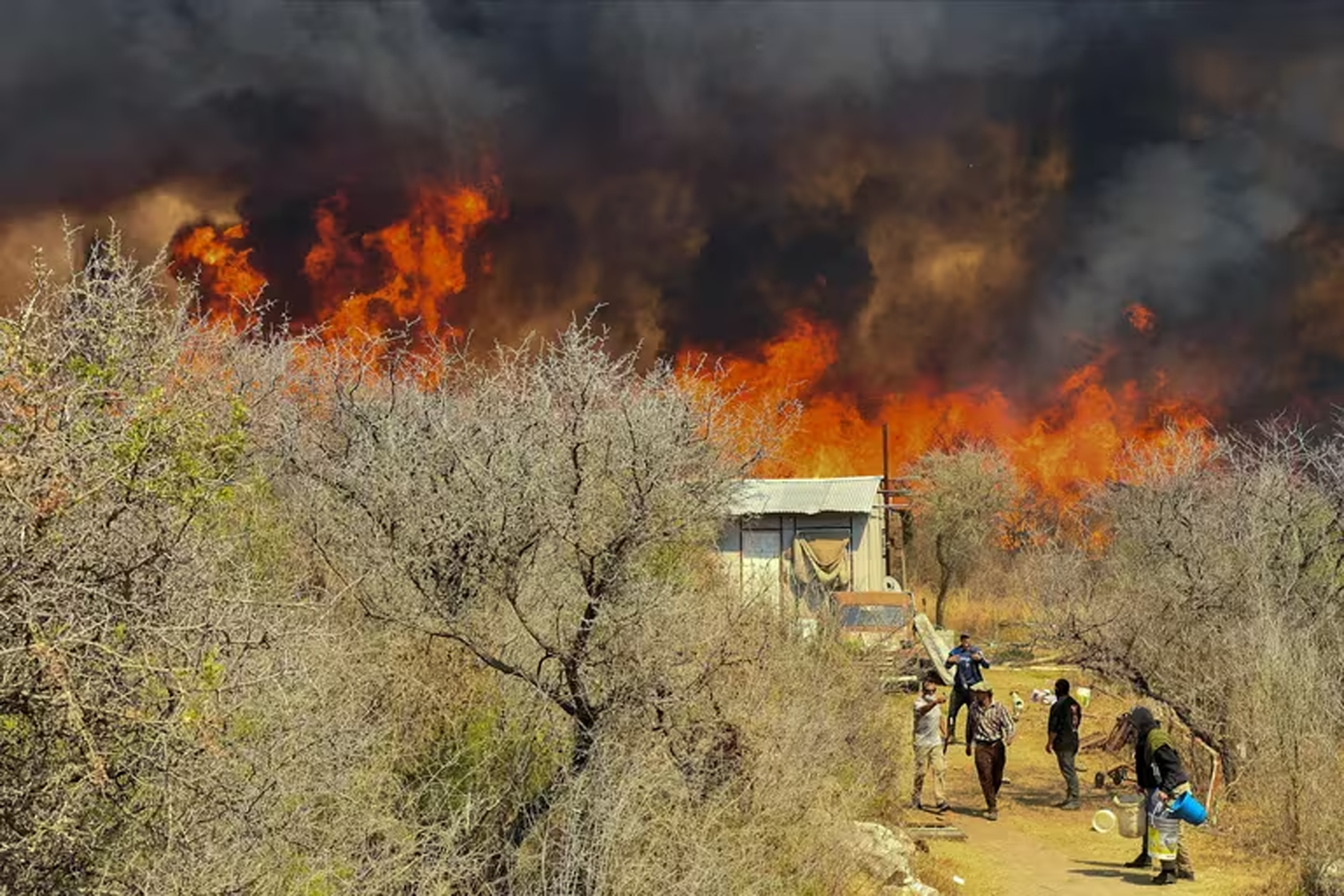 Los incendios en Córdoba ya agotaron a los bomberos y brigadistas de la ...