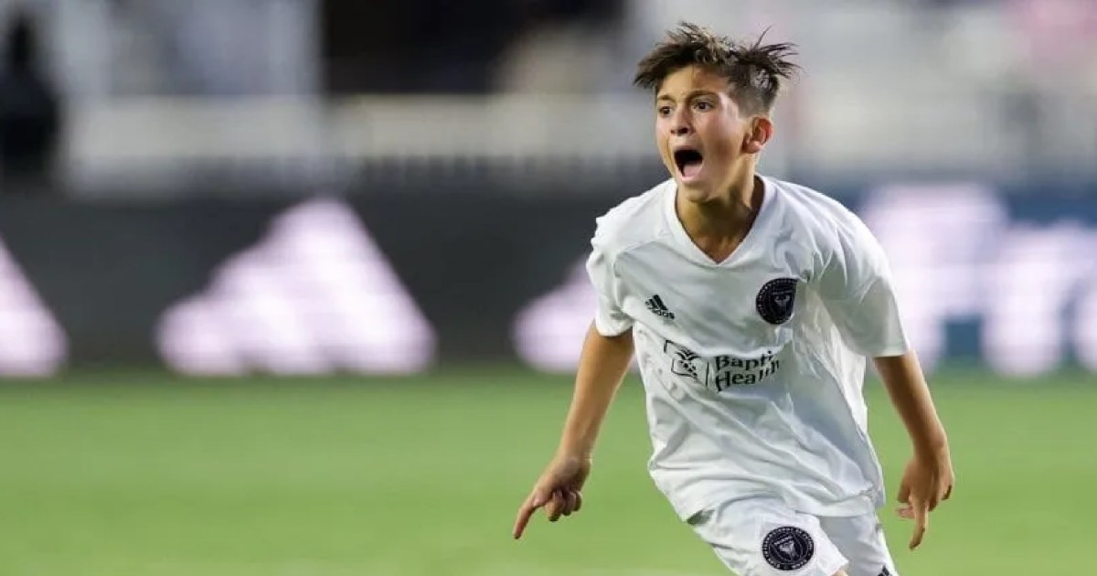 El increíble gol de Thiago Messi para la Academia del Inter Miami ...