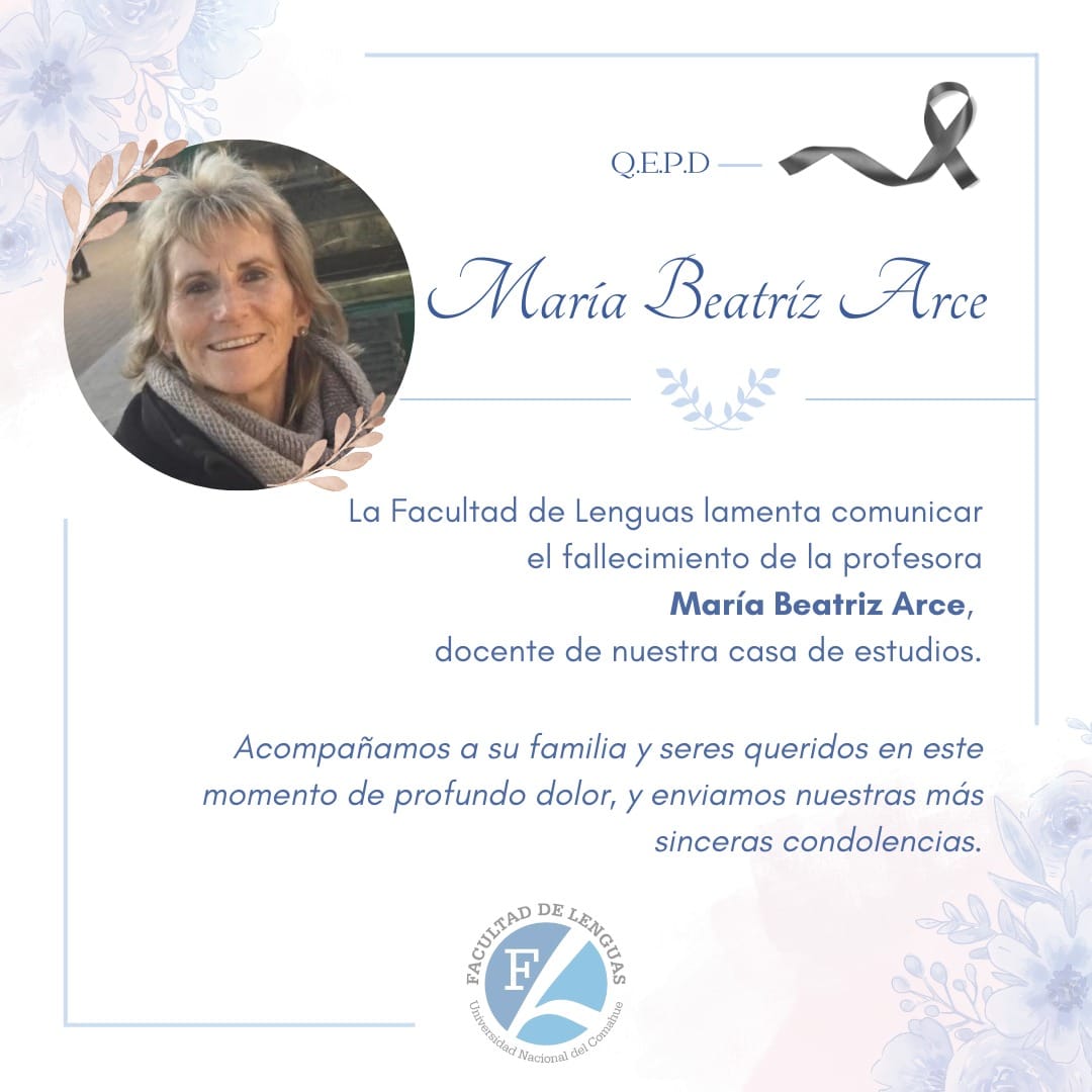 Dolor en Neuquén y Roca por la muerte de María Beatriz Arce, reconocida ...