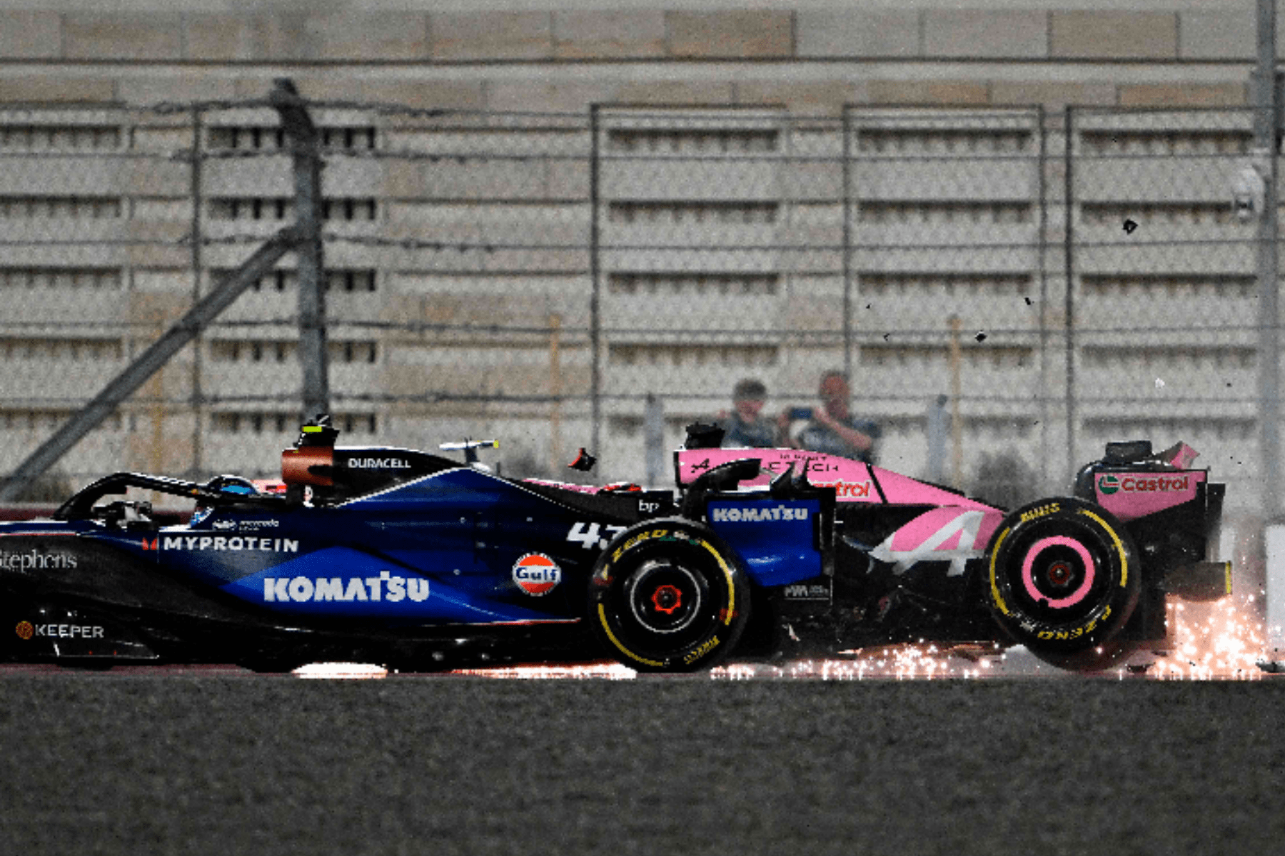 Franco Colapinto afuera del GP de Qatar: mirá el choque múltiple que lo ...