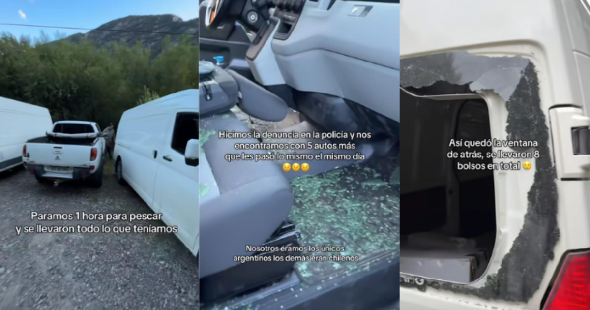 Video | Una influencer argentina estacionó en Chile y le robaron todo ...