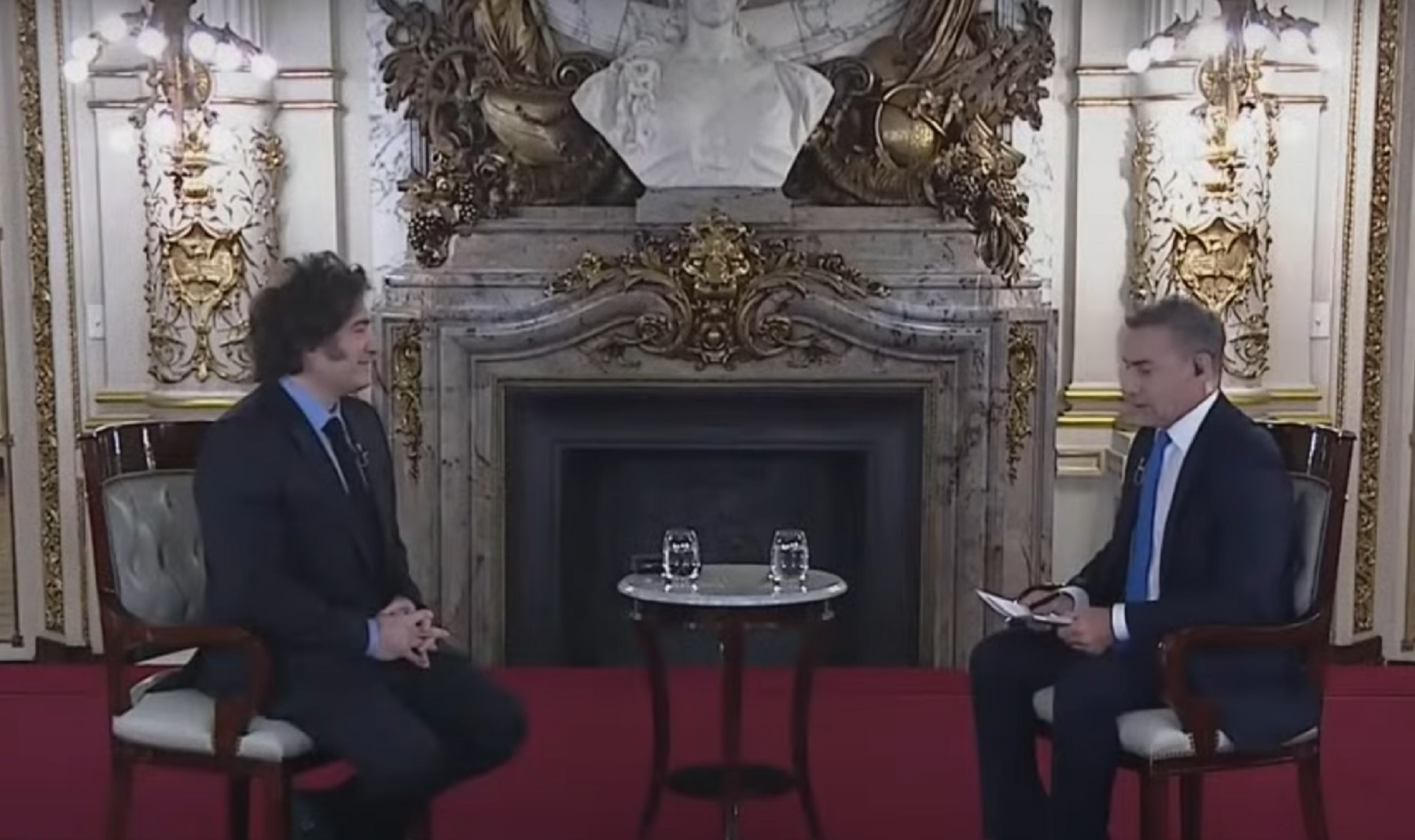 ¿Estaban en vivo? El insólito error en la entrevista de Luis Majul a ...