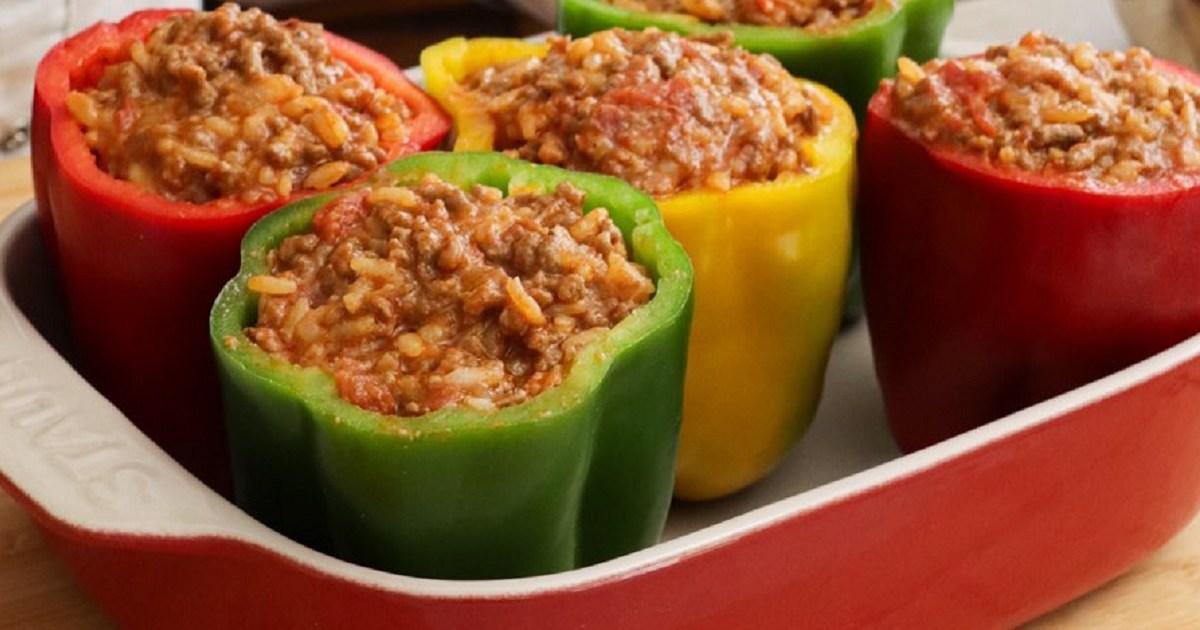 Morrones rellenos al horno para sorprender a los comensales - Diario ...