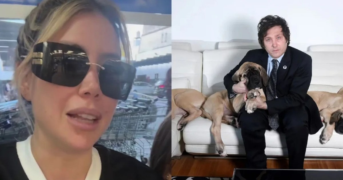 Wanda Nara le pidió a Milei una ley para que los perros puedan entrar ...