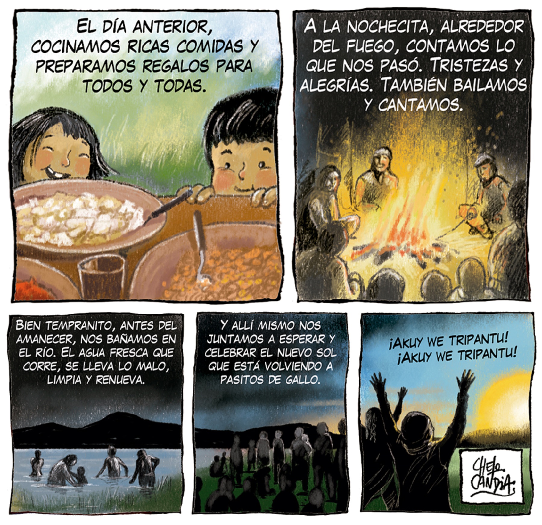 «Nuevo sol», la nueva tira de Chelo Candia en el Voy por el año nuevo ...