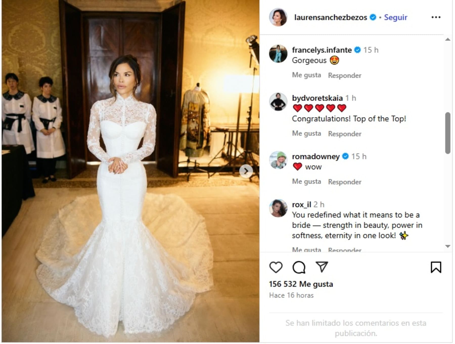 La boda de Jeff Bezos y Lauren Sánchez llega a su fin luego de tres ...