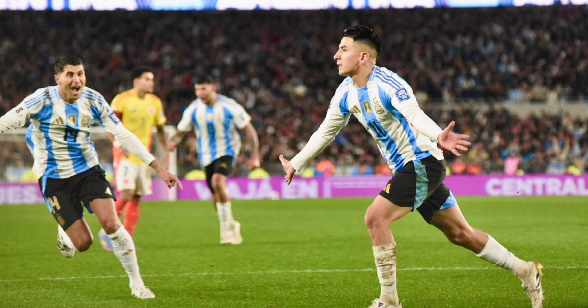 Argentina igualó ante Colombia en el Monumental con un golazo de Thiago ...