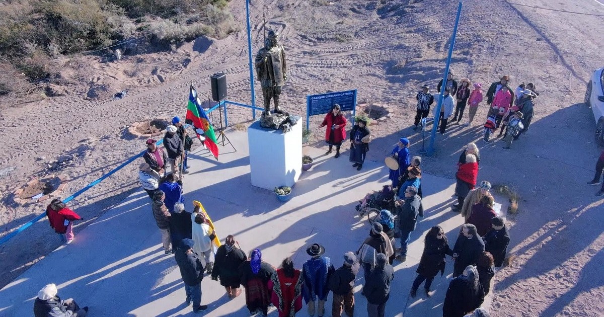 Catriel celebró 126 años con un homenaje al cacique Cipriano en la ...