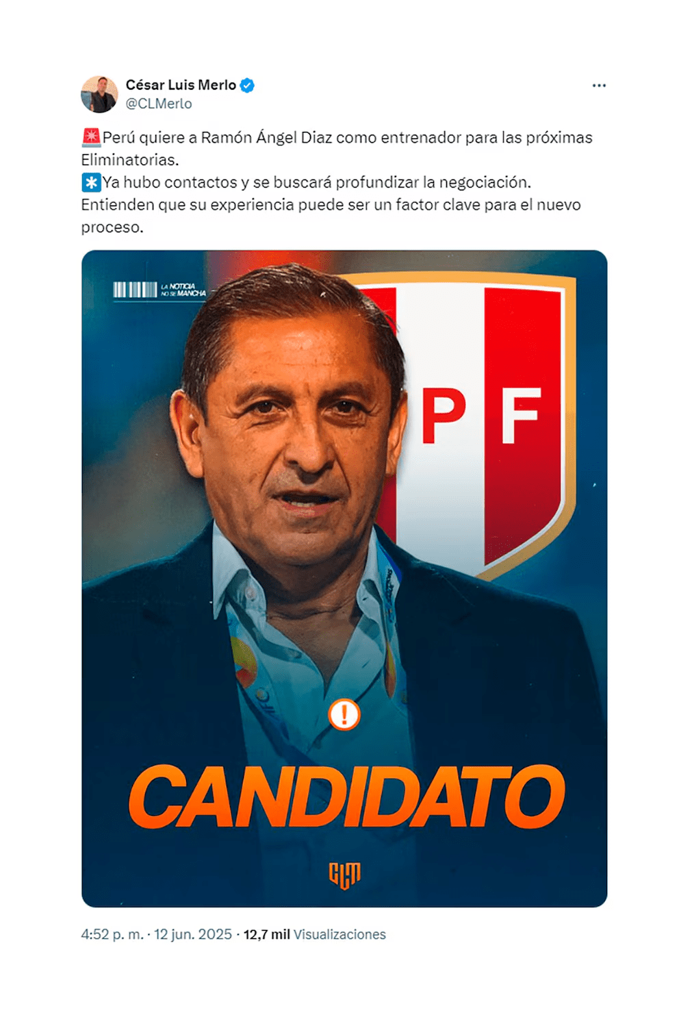 Ramón Díaz aparece como candidato a dirigir una selección sudamericana ...