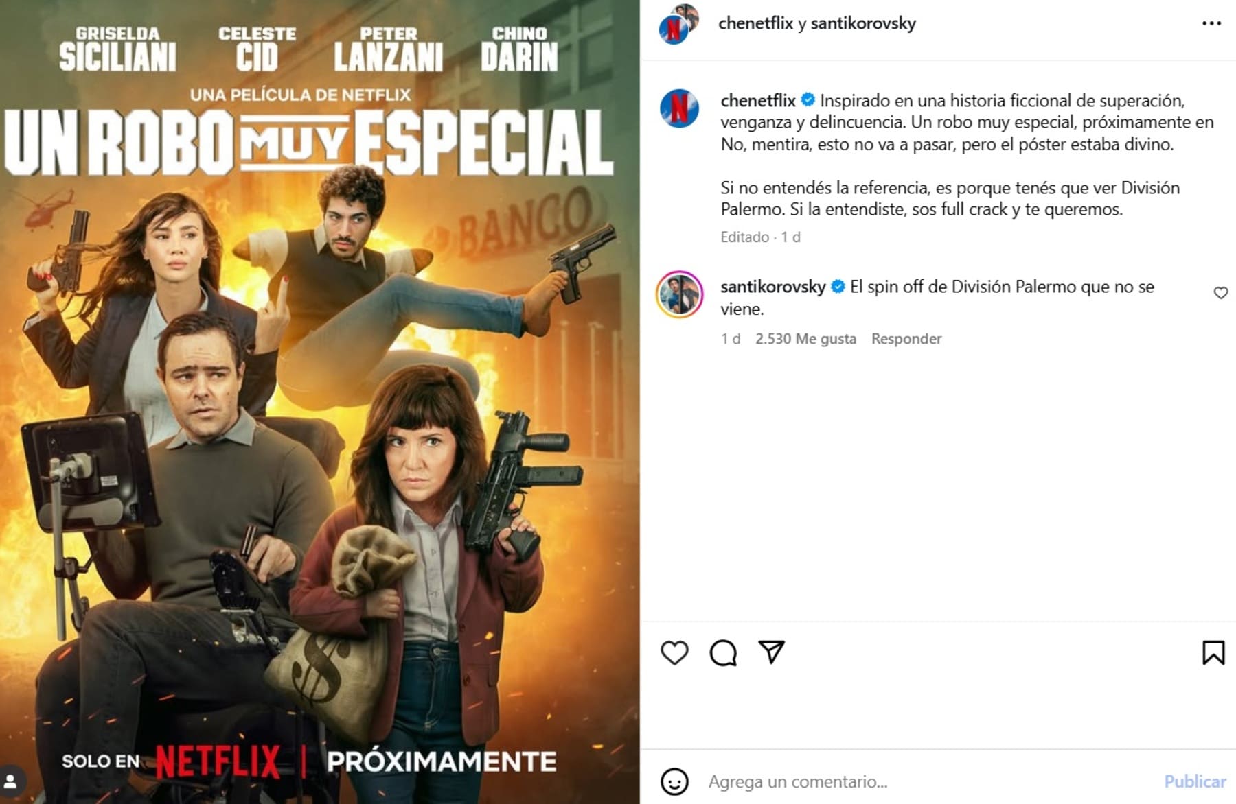 ¿Es un spin-off? El detalle viral de «División Palermo» que no podés ...