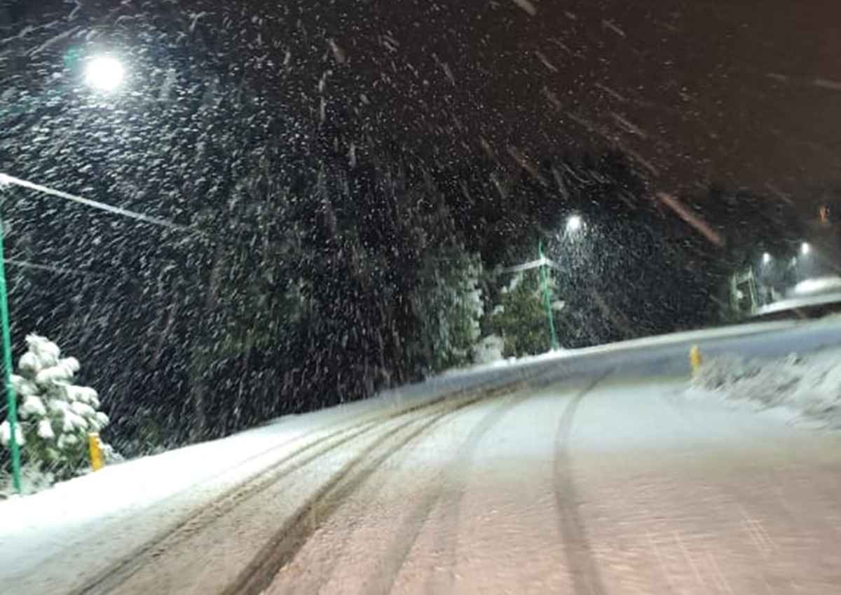 Video | La nieve llegó a San Martín de los Andes: la ciudad se tiñó de ...