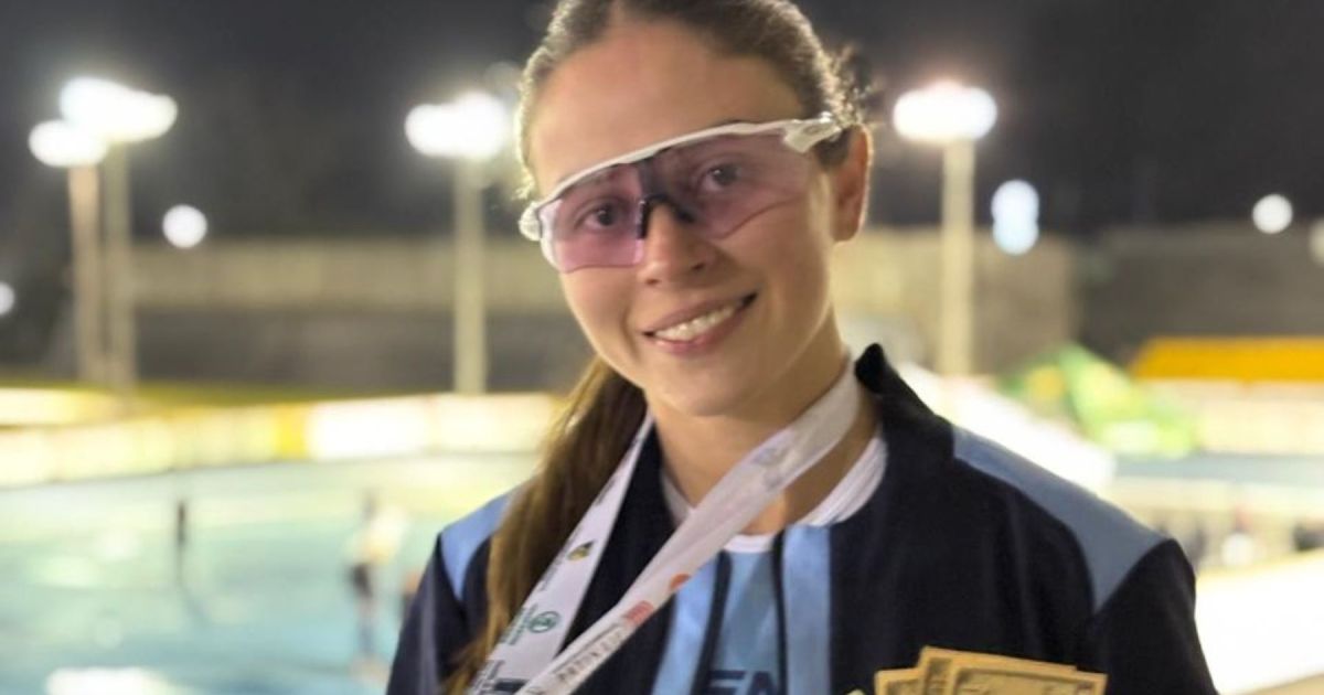 Lucía Monje ganó la medalla de plata en los Panamericanos de patín ...