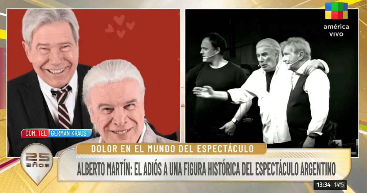 Dolor por la muerte de Alberto Martín: Germán Krauss contó cómo fueron ...