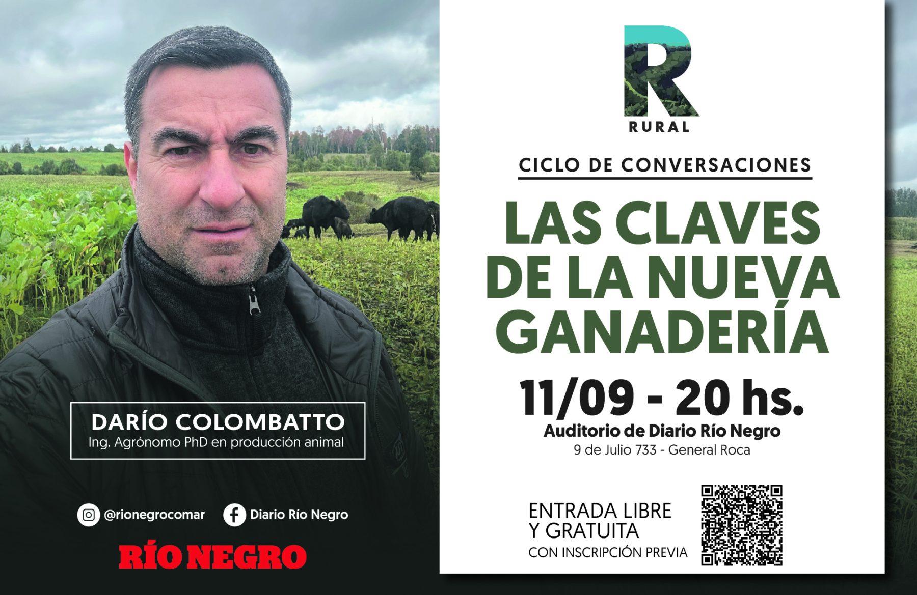 Darío Colombatto dará este jueves una charla gratuita en Roca: todavía ...