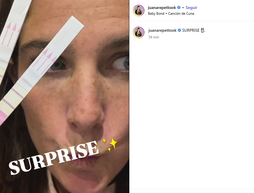 Juana Repetto una noticia «bomba»: anunció su tercer embarazo a pocos ...