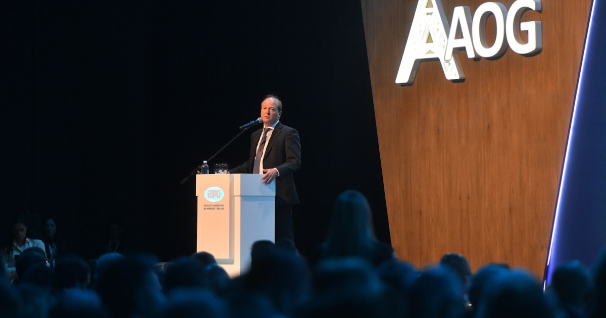 Abrió la AOG 2025 con un mensaje de tranquilidad para las petroleras ...