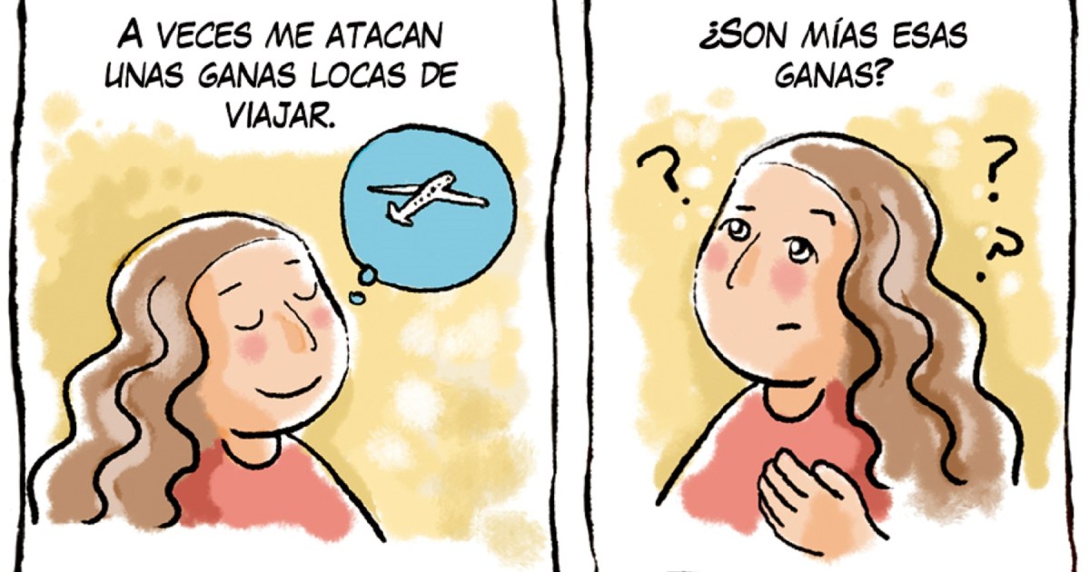 «Ganas de viajar» la tira de Chelo Candia en el Voy - Diario Río Negro