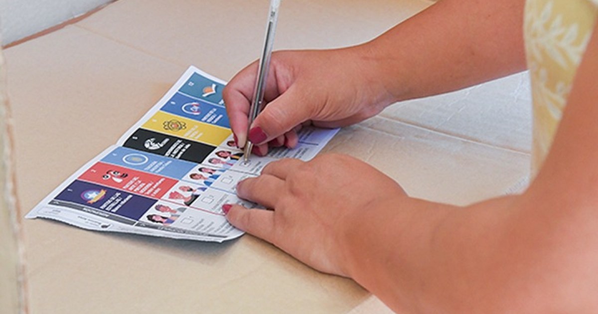 ¿Cruz, tilde o puntito? La forma correcta de marcar la Boleta Única ...