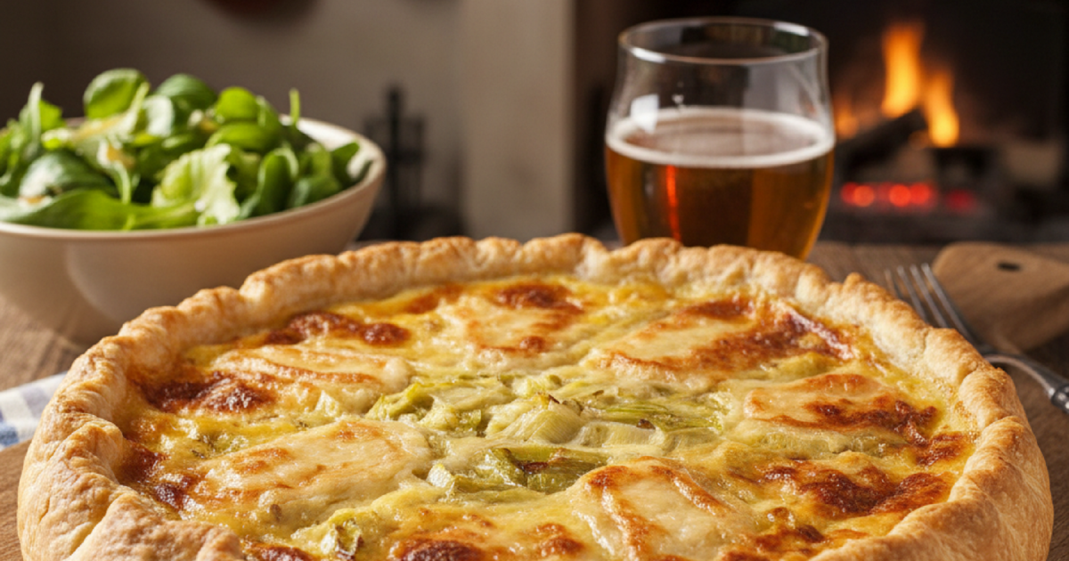 Cómo preparar una flamiche, la tarta salada típica de Francia que es ...