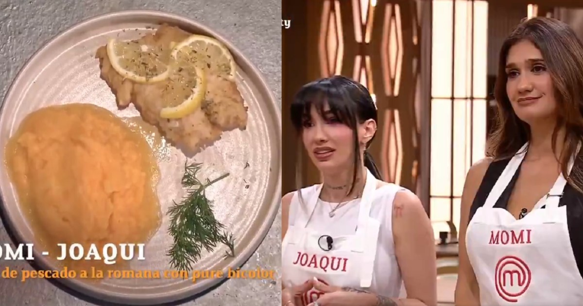 Filet de pescado a la romana con puré bicolor: la receta de Momi ...