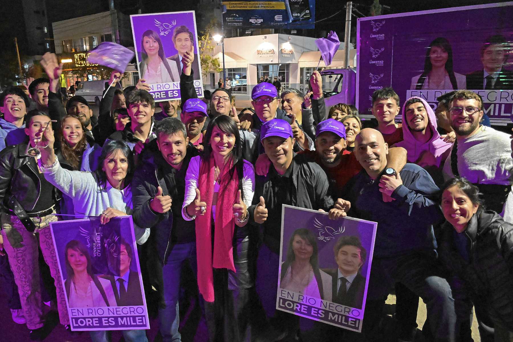 Elecciones 2025: el festejo de Lorena Villaverde en Roca tras ...