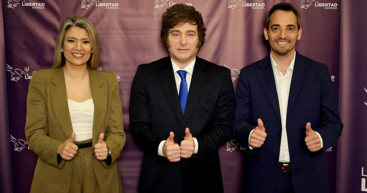 Javier Milei recibió a Nadia Márquez y a los candidatos de La Libertad ...