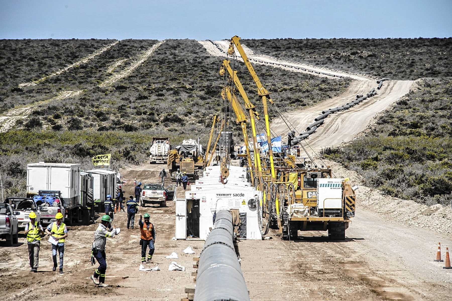 Video: el oleoducto Vaca Muerta Sur (VMOS) está cerca de completar su soldadura - Diario Río Negro