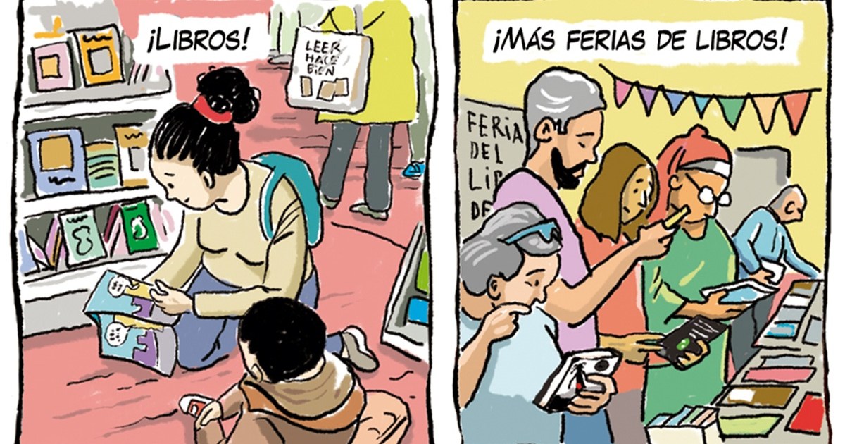 Más libros!», la nueva tira de Chelo Candia en el Voy - Diario Río Negro