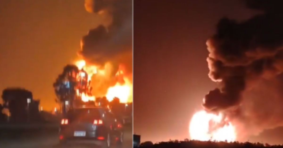 Video | las imágenes más impresionantes de la explosión e incendio en ...
