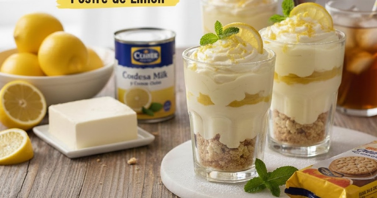 Cómo hacer un postre de limón para los días de calor: fresco, fácil y ...