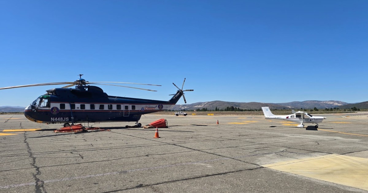 Llegó el helicóptero de Río Negro para atacar los incendios: “Es la ...