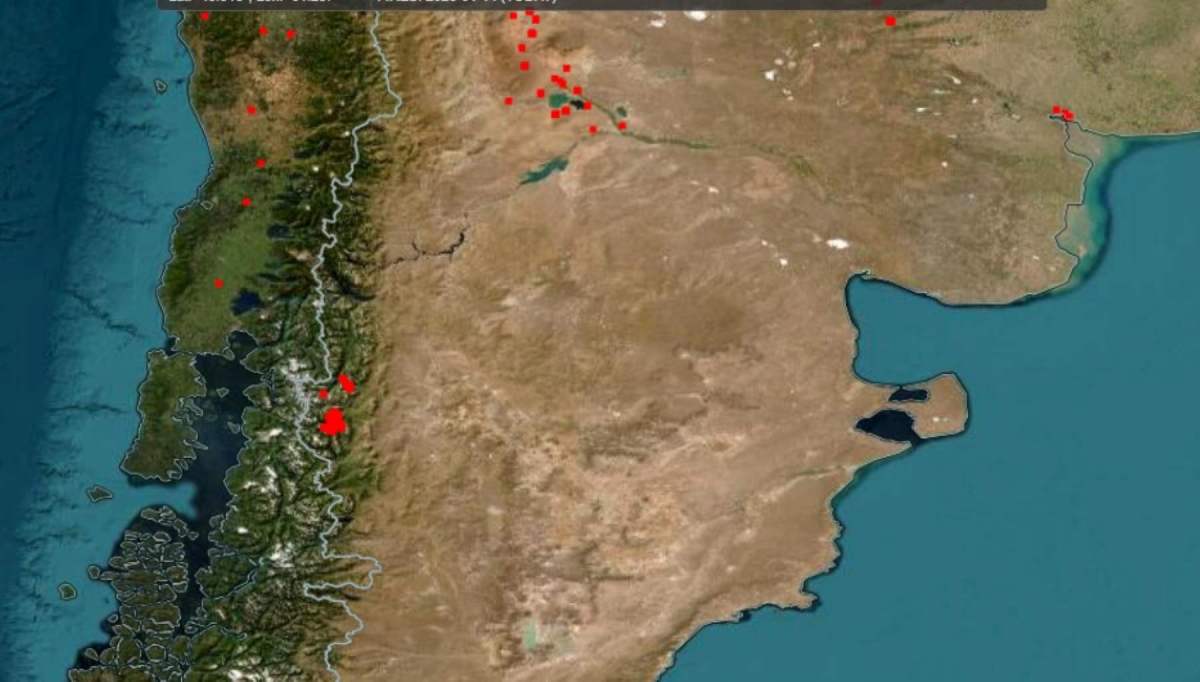 Incendios en la Patagonia: cómo usar el mapa de la NASA para ver los ...