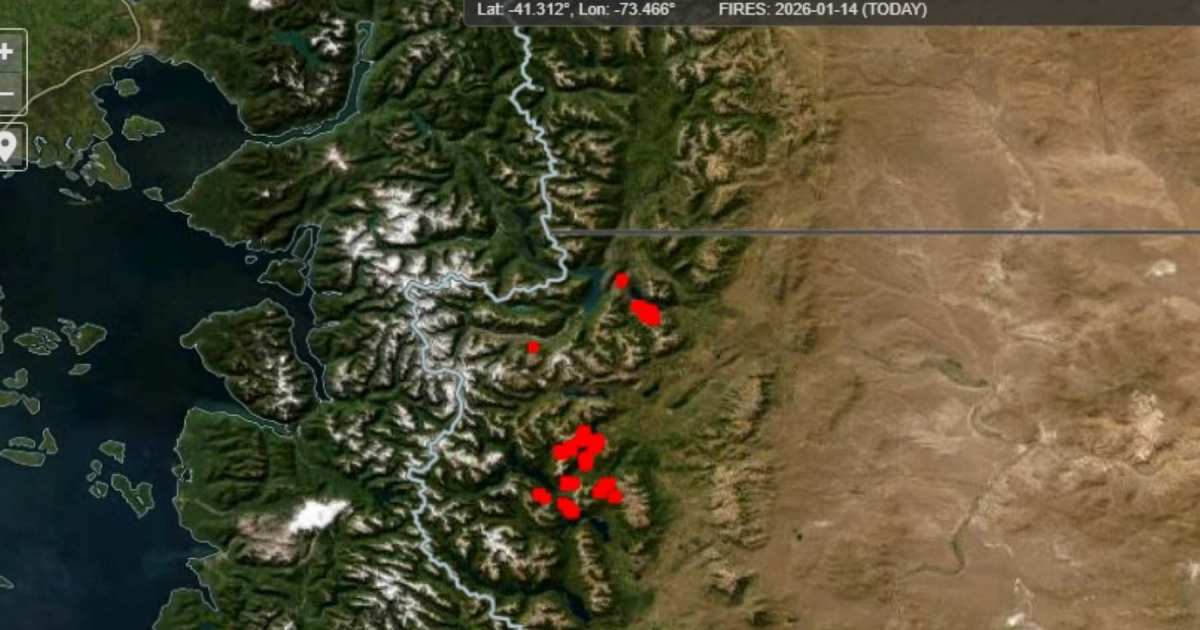 Incendios en la Patagonia: cómo usar el mapa de la NASA para ver los ...