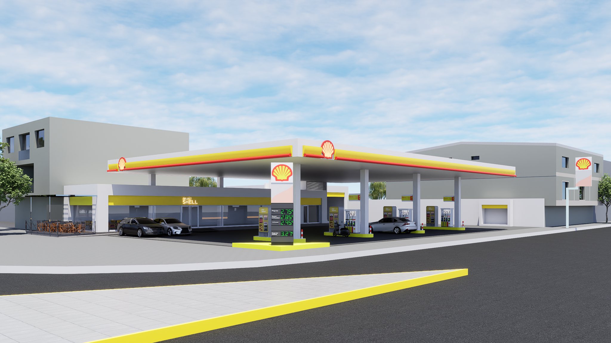 Shell anunció una nueva estación de servicio en una esquina histórica ...