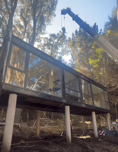 Construyeron una casa de 42 m² con una fachada única en Bariloche ...
